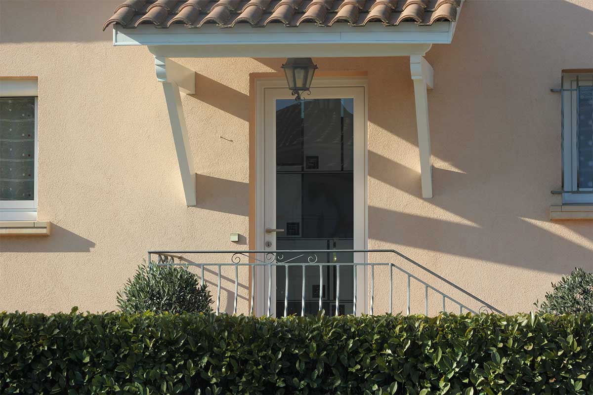 Porte entree vitree PVC | GMA Fenêtres Alès